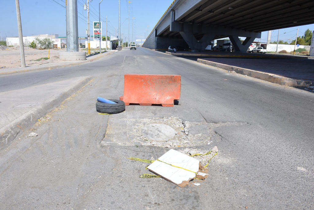 Se quejan de hundimiento en carretera, El Siglo de Torreón Se quejan de hundimiento en carretera, El Siglo de Torreón
